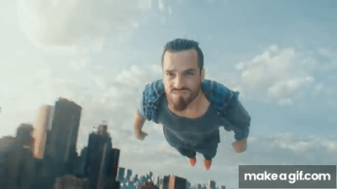 Superman Flying Effect | Unreal Engine + After Effects on Make a GIF