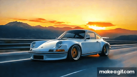 PORSCHE 4K DRIVE | Live Wallpaper | 4K Screensaver Video on Make a GIF