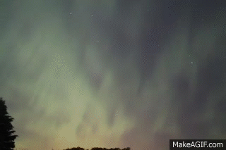 Northern Lights 06/22/15 on Make a GIF