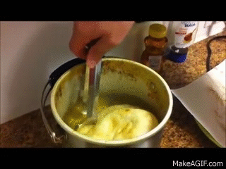 How To Make Fried Ice Cream on Make a GIF