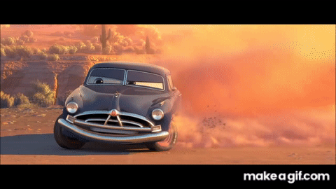 Cars | Doc Hudson Drives Again | HD on Make a GIF