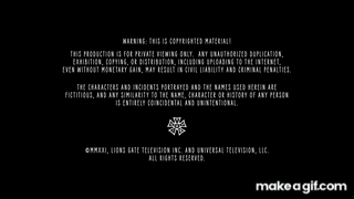 Gif De Introducao Do Lionsgate Um Novo Filme De Terror E