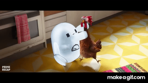 Ron and the Chicken on Make a GIF