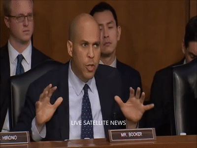 Emotional Senator Booker Opens up on DHS Secretary Nielsen on Trump's ...
