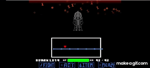 Asriel attack from swap time trio on Make a GIF