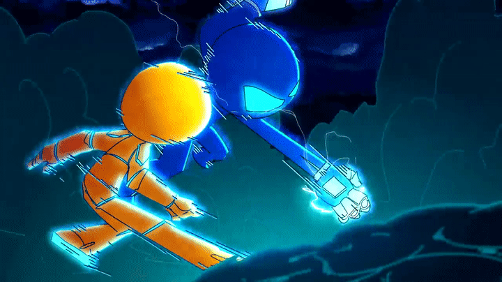 Gildedguy vs Oxob - Story #6 (Full Animated Fight) on Make a GIF