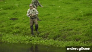 Bob Mortimer Falling Over on Make a GIF