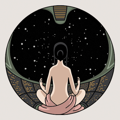 digital loop — Space meditation by Grei on Make a GIF