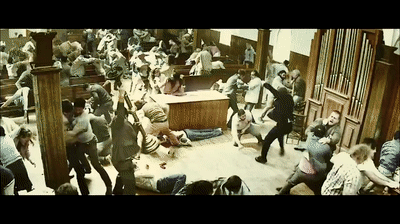 Kingsman - Church Fight (1080p) on Make a GIF