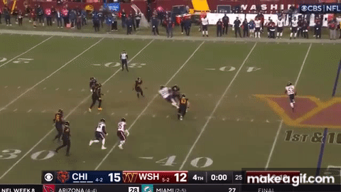 Jayden Daniels HAIL MARY Touchdown to Noah Brown | Bears vs Commanders ...