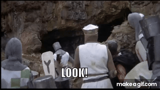 Monty Python The Holy Grail - The killer bunny on Make a GIF