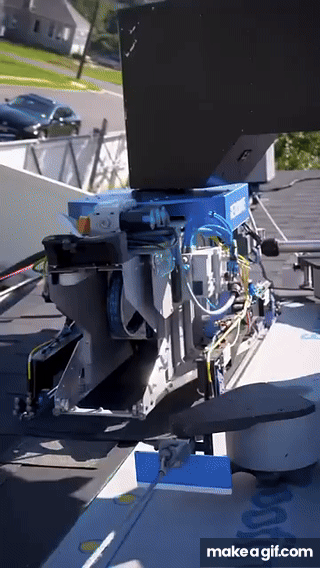 We’re installing roofs across NJ + PA with our robot - Rufus. on Make a GIF