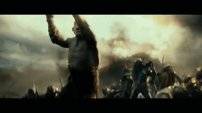 Lord of the Rings The hobbit Thorin defeats Azog on Make a GIF