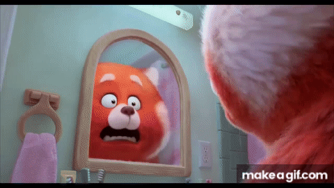 Turning Red(2022) | The night Mei Mei transforming into a panda ...