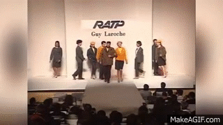 Nouvelle tenue RATP : changement de ligne on Make a GIF