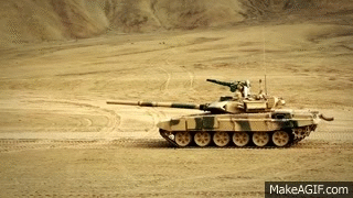 Tank T-90S - test in Peru (Танк Т-90С - тест в Перу) on Make a GIF