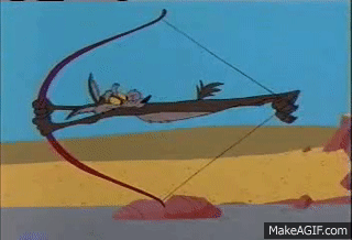 WARNING! Road Runner may be hazardous to health on Make a GIF
