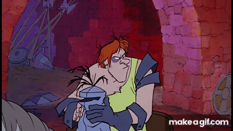 The Sword In The Stone(1963) - Kay's Jousting Training on Make a GIF