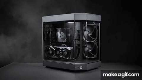 Air Cooled HYTE Y60?! | All Black Gaming PC Build | Noctua NH-U12A ...