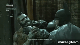 Batman Arkham - Interrogation Animations on Make a GIF
