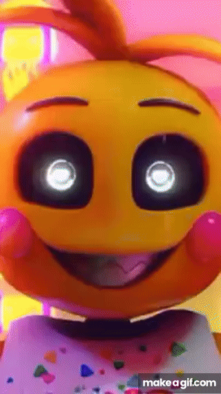 fnaf2 toy chica edit on Make a GIF