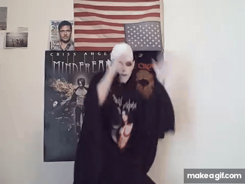 nosferatu dancing to lady ga ga on Make a GIF