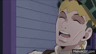 Rohan And Josuke Share A Laugh on Make a GIF