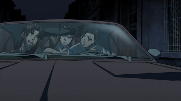 Revy trio stakout on Make a GIF