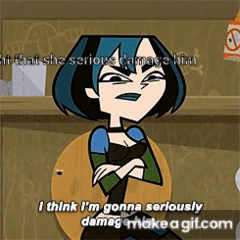 Gwen though that she seriously damage him on Make a GIF