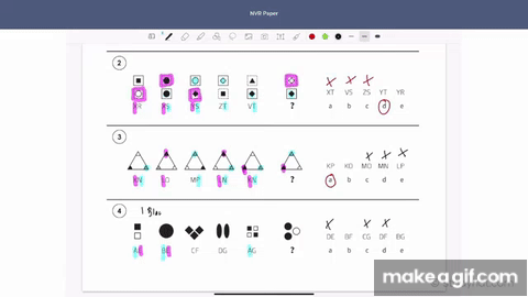 11+ Non Verbal Reasoning - Coded Shapes Mock Exam Walkthrough on Make a GIF