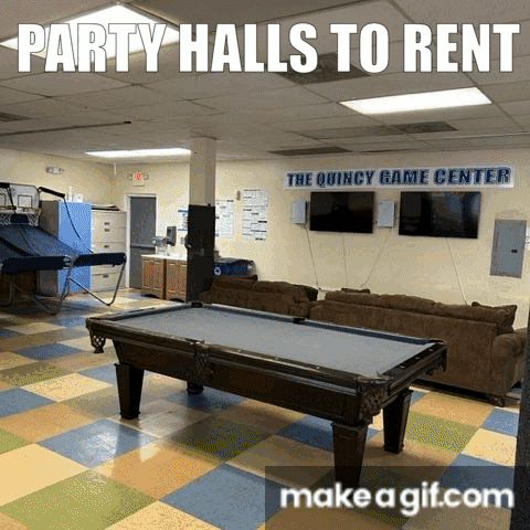 Party Hall to Rent on Make a GIF