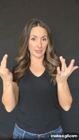 "Light" & "Dark" in ASL on Make a GIF