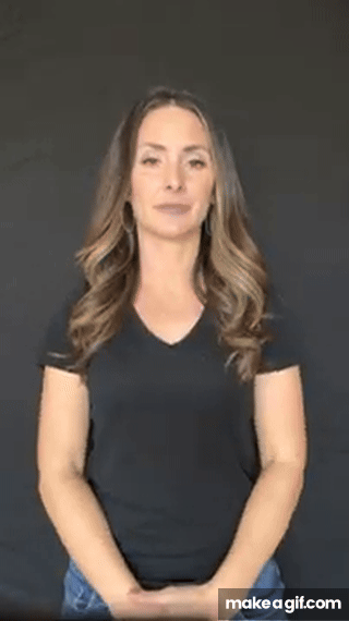 "Light" & "Dark" in ASL on Make a GIF