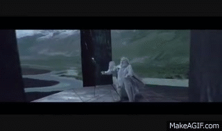 Lord of the Rings FOTR Saruman Mountain Clip on Make a GIF