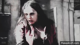 Wanda Maximoff [scarlet witch] | it felt like that on Make a GIF