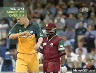 Brian Lara 116 vs Australia SCG 2000/01 on Make a GIF