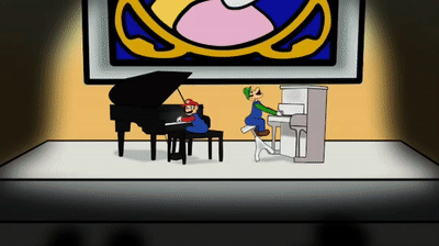 Mario and Luigi Dueling Plumbers on Make a GIF