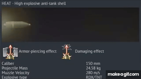 Shell Animations in War Thunder on Make a GIF