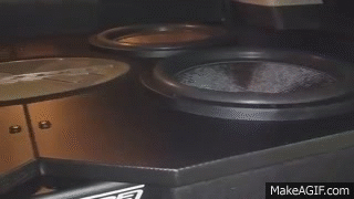 4 Crossfire C7 15s on 2 JL Audio 1200/1 v3's on Make a GIF