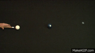 Physics of pool - Ball Collisions on Make a GIF