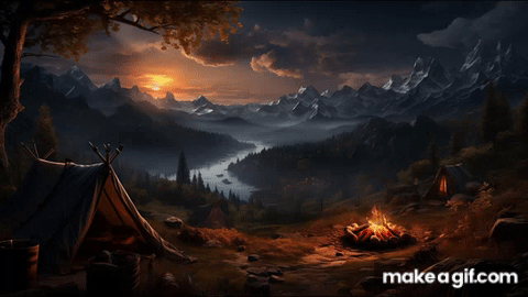 How to build a campfire that lasts, in GIFs Descubra a Emoção de ...