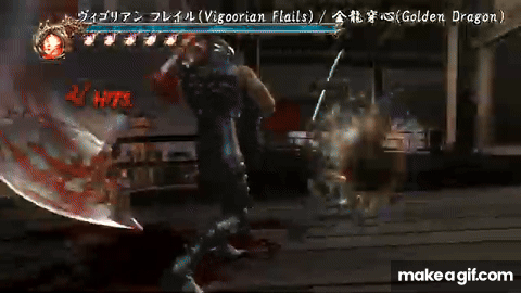 NINJA GAIDEN 2 ULTIMATE & OBLITERATION TECHNIQUES HD 絶技・滅却集 on Make a GIF