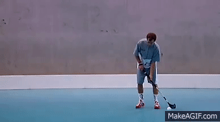 Push en floorball 2 on Make a GIF