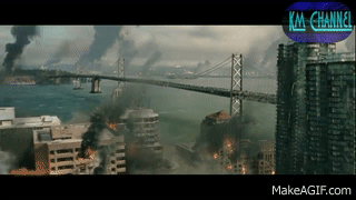 9.6 Magnitude Earthquake (scenes from the film San Andreas 2015) on ...