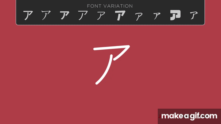 Learn ALL Katakana in 1 Hour - How to Write and Read Japanese on Make a GIF