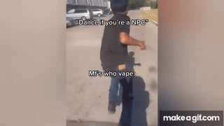 Dance if you're an npc on Make a GIF
