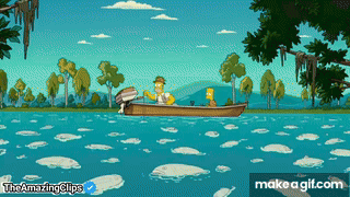 Homer use a bug zapper to fishing - The Simpsons Movie Clip 😃 #cartoon ...