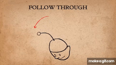 5. Follow Through & Overlapping Action - 12 Principles of Animation on ...