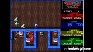 Gauntlet 2 Long Play Blue Wizard on Make a GIF