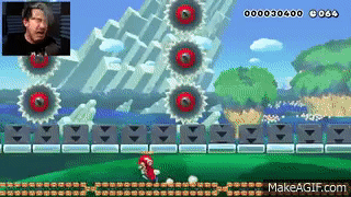 BIGGEST RAGE EVER | Mario Maker #13 on Make a GIF